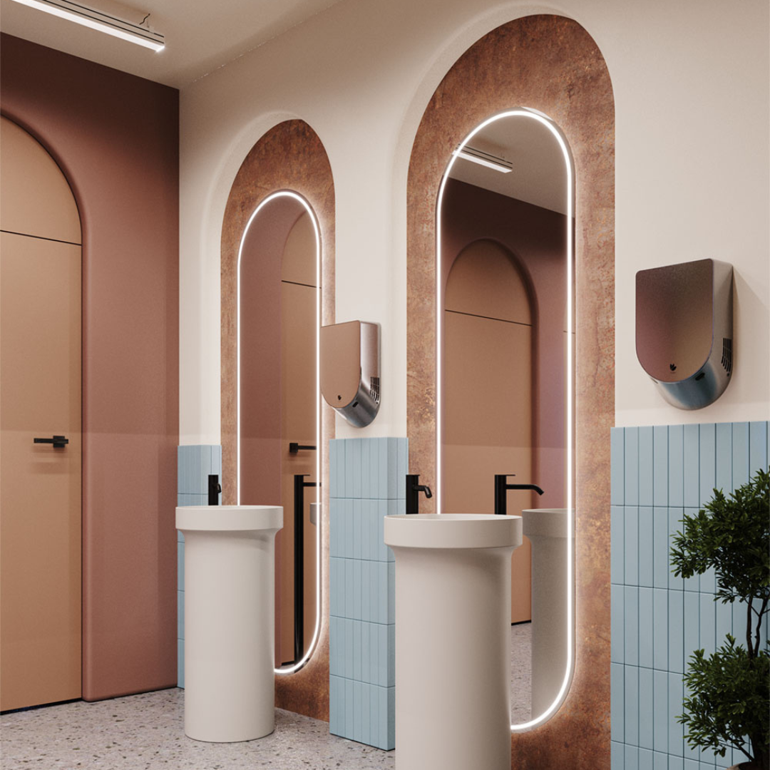 Infinity Hand Dryer | Dryflow | High Speed, Low Noise, Slim, Eco