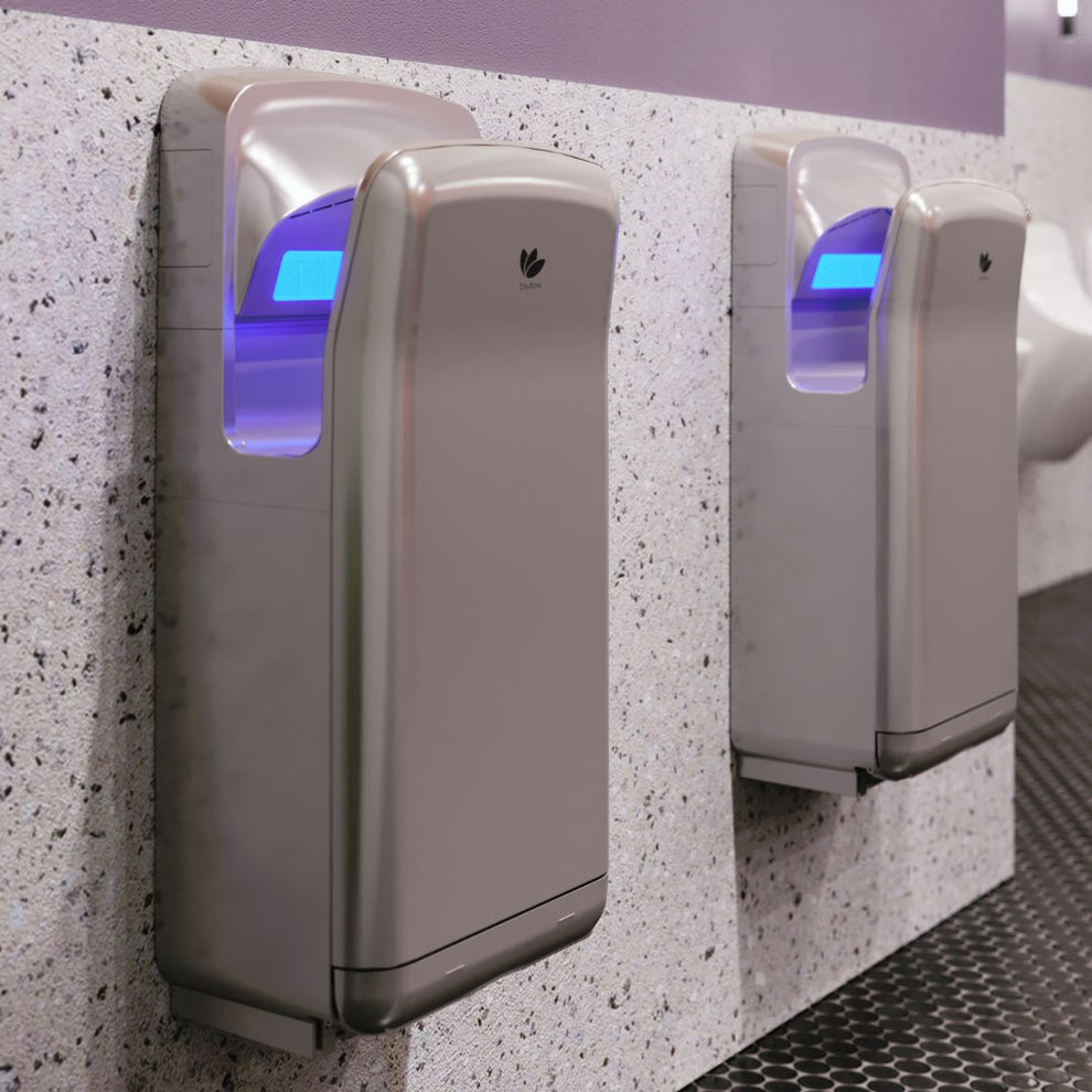 Jet Force Pro Hand Dryer | Dryflow | Blade, Quiet, HEPA, Brushless